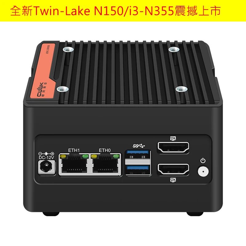 Мини-ПК Intel N100/i3-N305/N150/N355 4xM.2 2.5G Ethernet