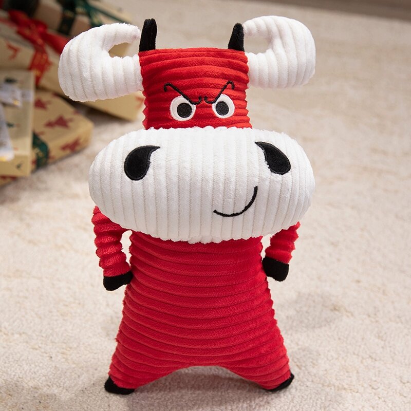 Плюшевая игрушка-подушка Cloud Bear Red Bull, талисман фондового рынка, милая кукла, подарок для девочек бык на