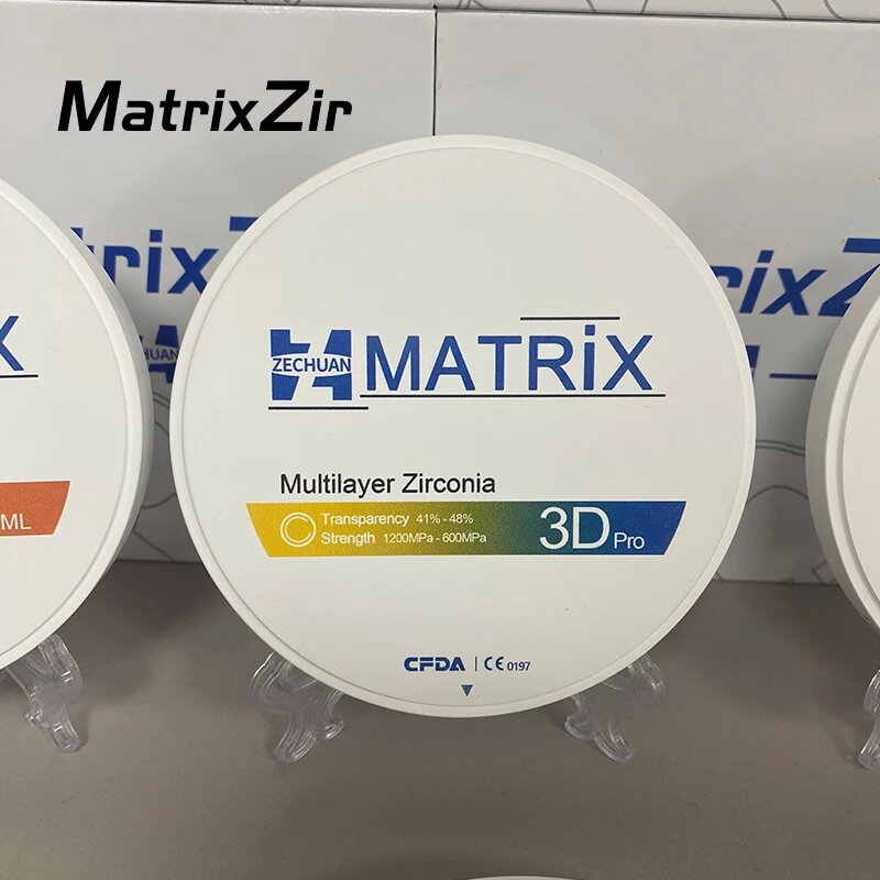 ZECHUAN MATRIX 3D Pro Циркониевые блоки для стоматологии 98x16mm, A2
