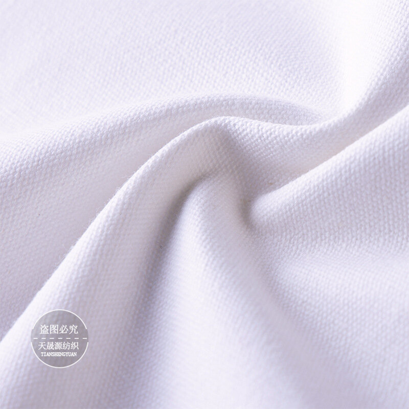 Утолщенная тонкая чистая хлопковая ткань 8 An для изготовления сумок, белая 12 An, печатная хлопковая ткань на метраж