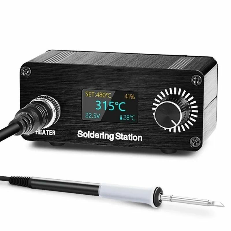 Инновационная паяльная станция T12 с OLEDдисплеем и регулировкой температуры, премиумрешение для деликатной распайки