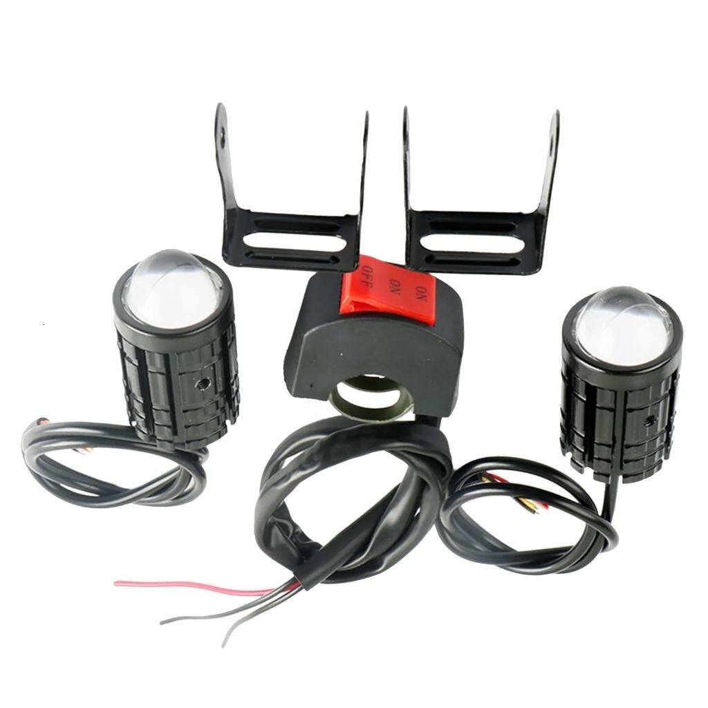 Алюминиевая мотоциклетная фара с двойным лучом