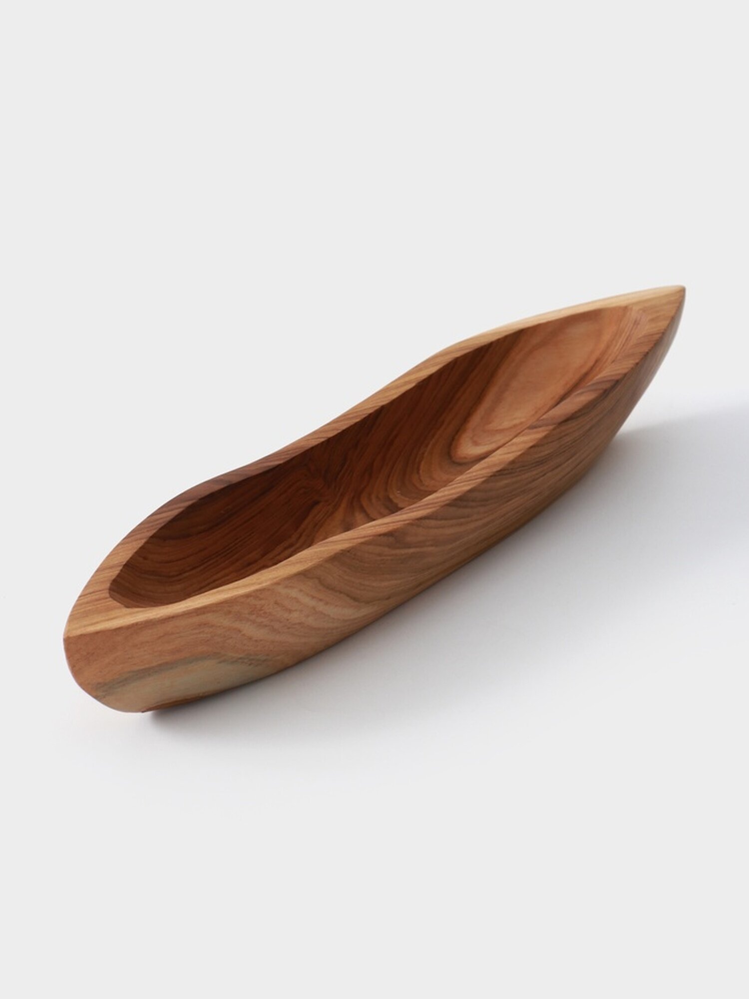 Блюдо сервировочное "Лодочка" 32х7х5 см, тиковое дерево