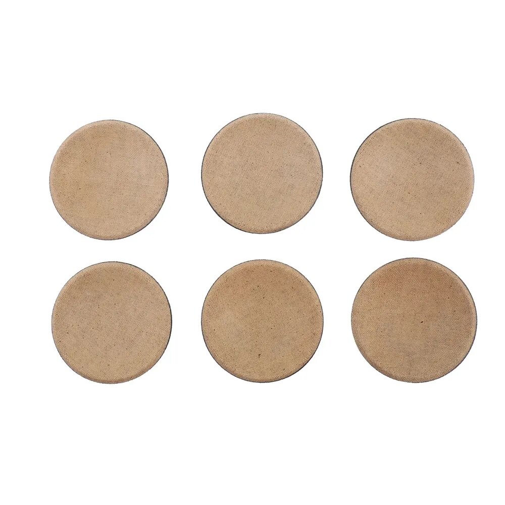 Комплект Куполов Для Сабвуфера, 6 Штук, Матовый, Черный, Композитный Материал, Пылезащита