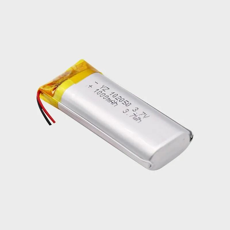1ШТ Аккумулятор (батарея) 102050 1000mAh 3,7v (50х20х10 мм)