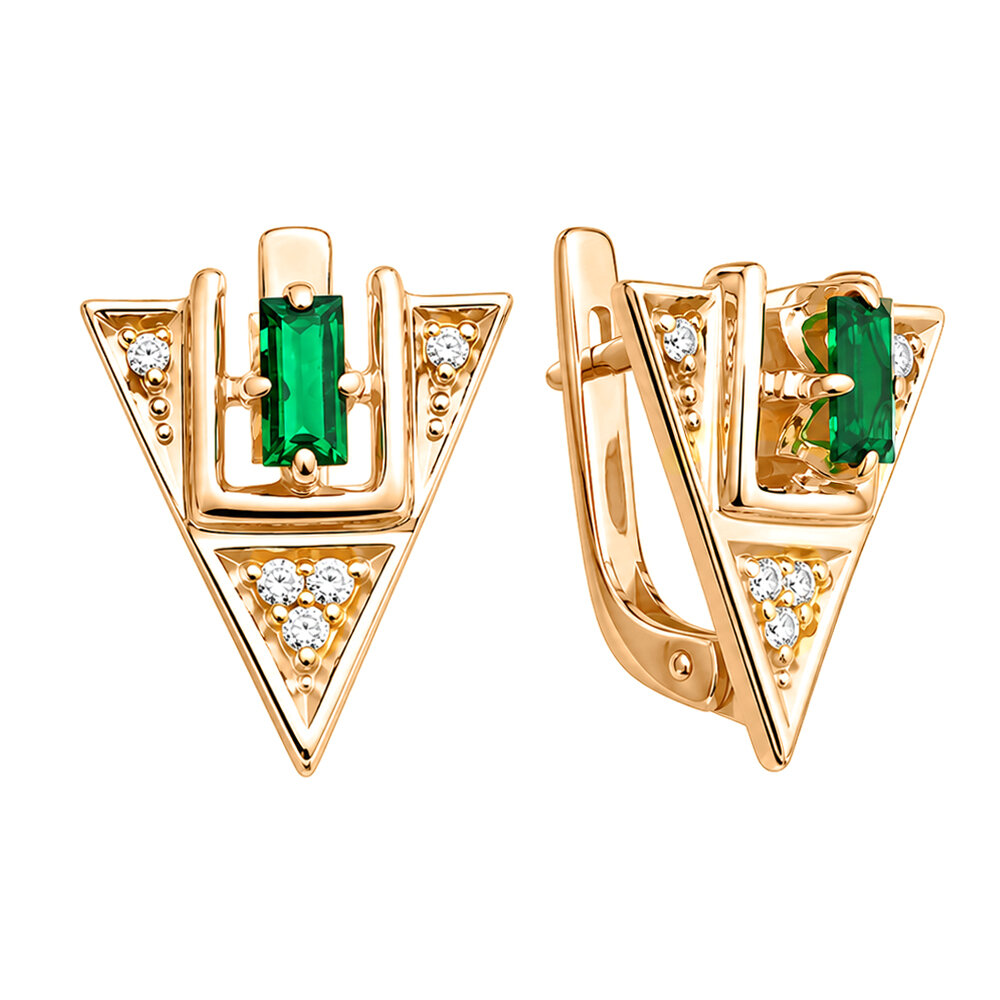 серьги из золота