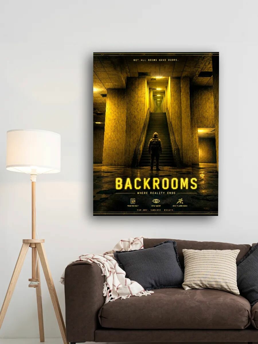 Постеры на стену Backrooms — фото 1