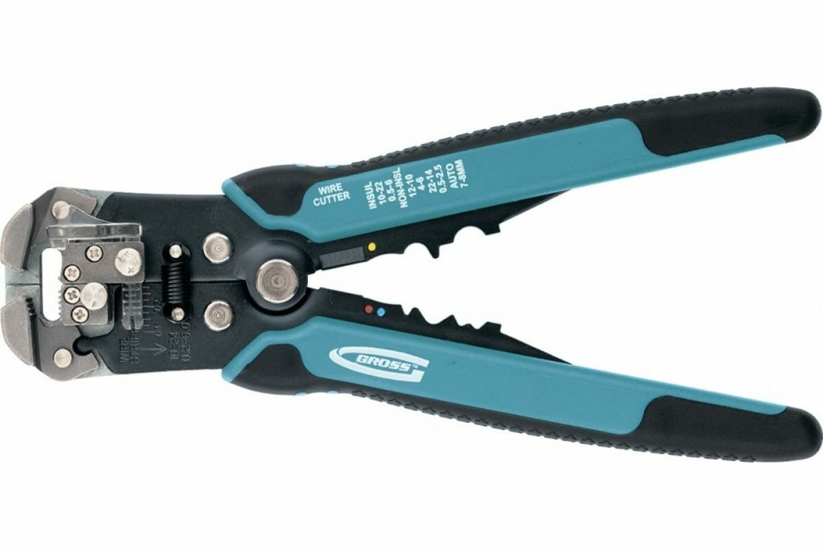 Щипцы для зачистки электропроводов, 0,05-8 кв. мм// Gross 17718