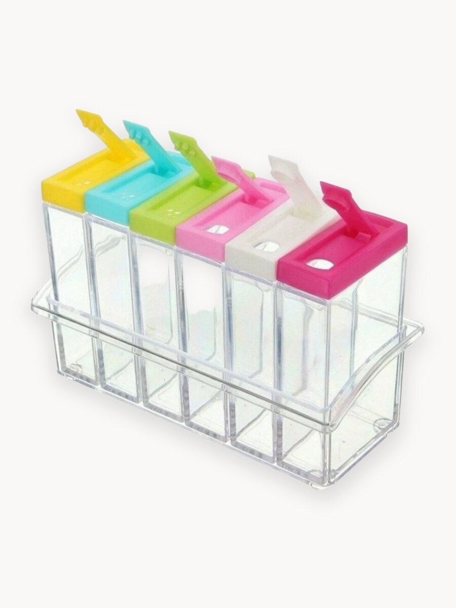 Набор для специй / Контейнеры для специй / Ёмкость для хранения специй на подставке.