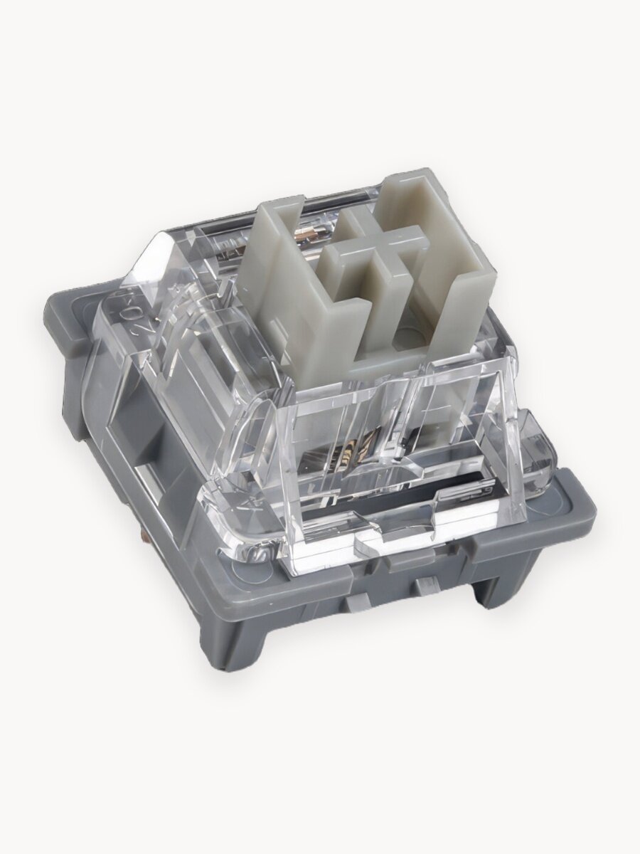 Механические переключатели (свитчи) Outemu Silent Tom 110 штук, тихие, тактильные, 3-pin, смазаны, 45 грамм