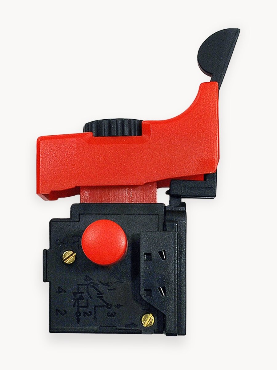 Выключатель TORGWIN KG0265 FD-112, для дрелей, с фиксатором, 4A, 250В