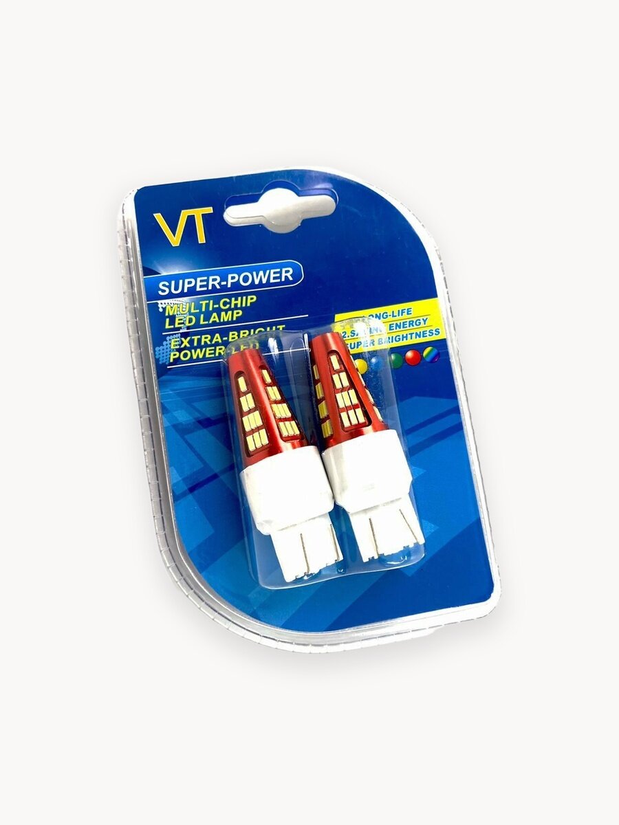 Дневные ходовые огни, габаритные огни, VTLIGHT, 3000К, для Lada Vesta, Granta, Kalina, Renault Logan, W21/5W, T20