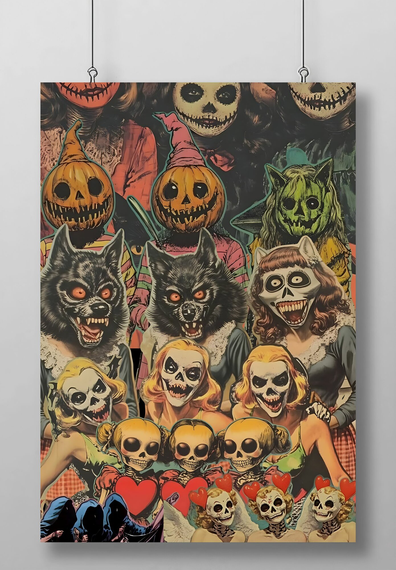 Постер/Плакат Хэллоуин 90-х ( 90s Halloween )