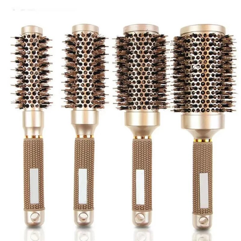 Набор круглых щеток для волос 4шт, цвет 4pcs2