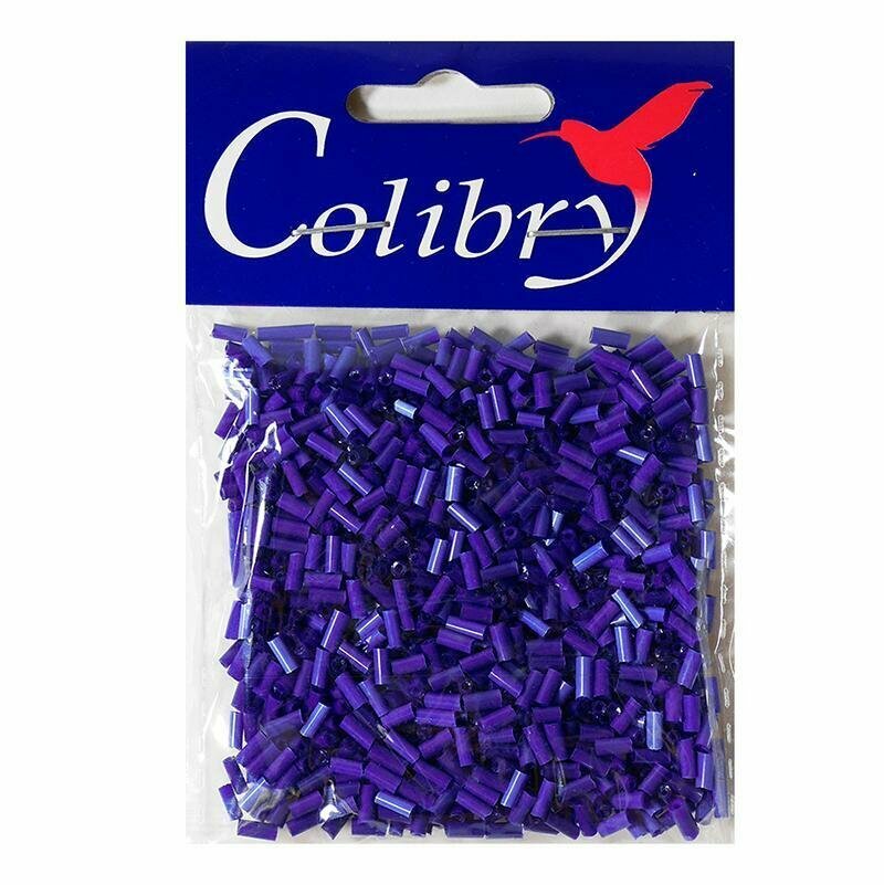 Бисер стеклярус Colibry 20 г, 2 шт, (69S)