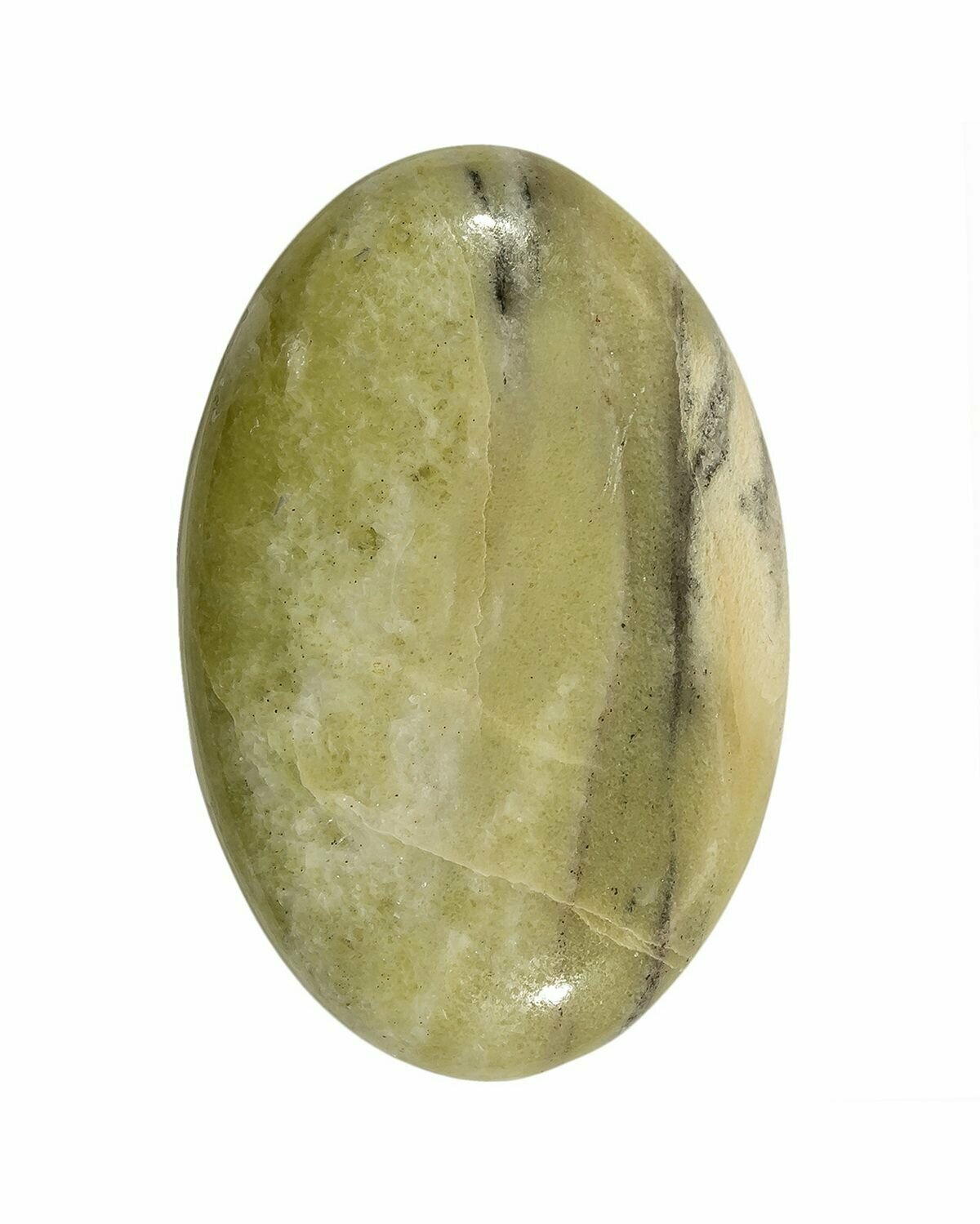 Кабошон из виолана размером 48х31х7 мм.