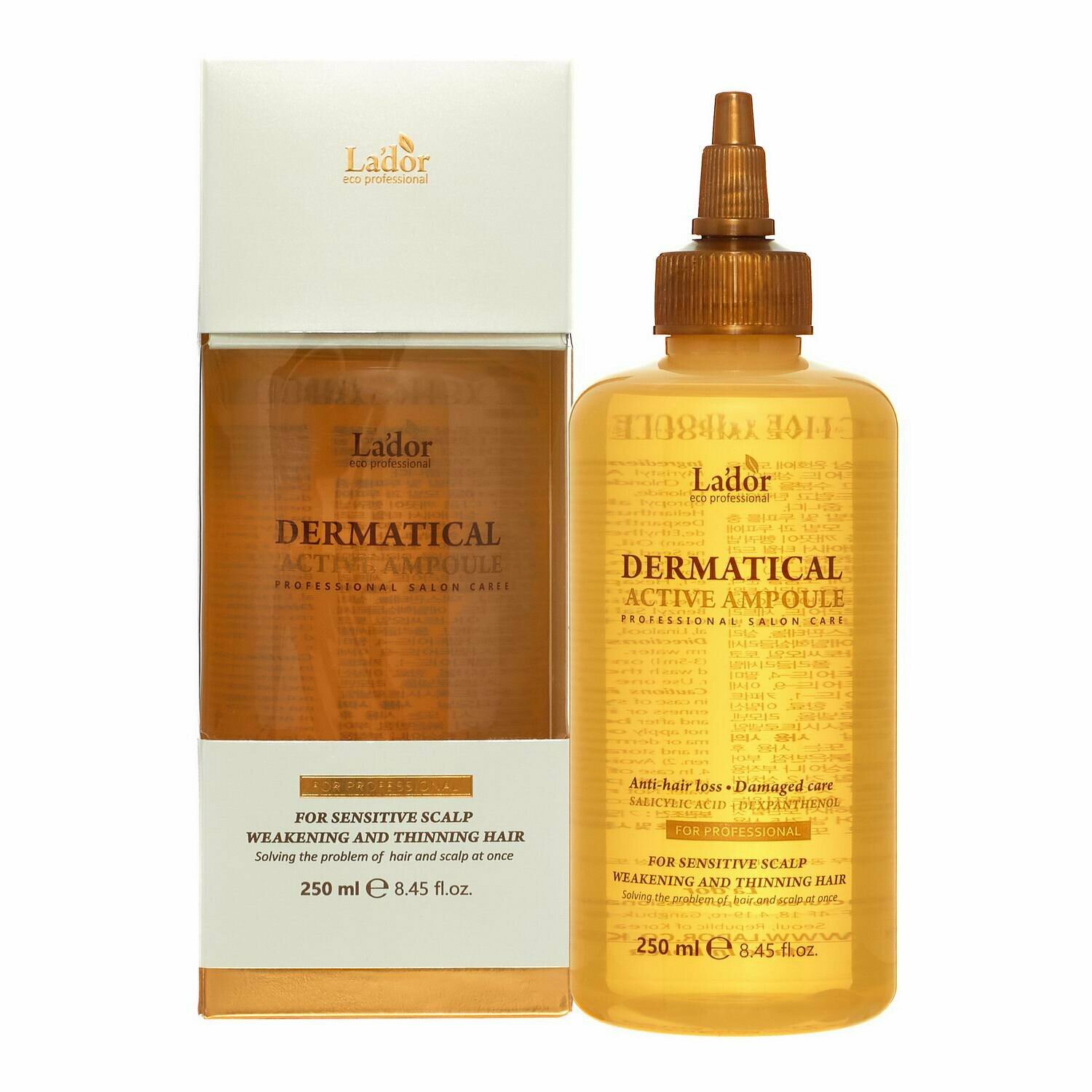 Активная сыворотка против выпадения волос La&aposdor DERMATICAL ACTIVE AMPOULE 250мл 8809789630093