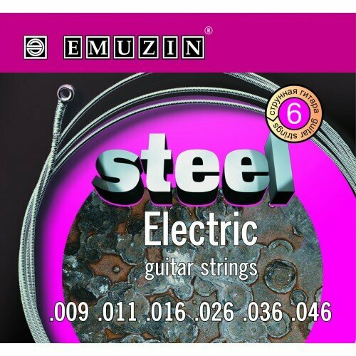 Струны для электрогитары Emuzin Steel Electric 6S 9-46 9-46
