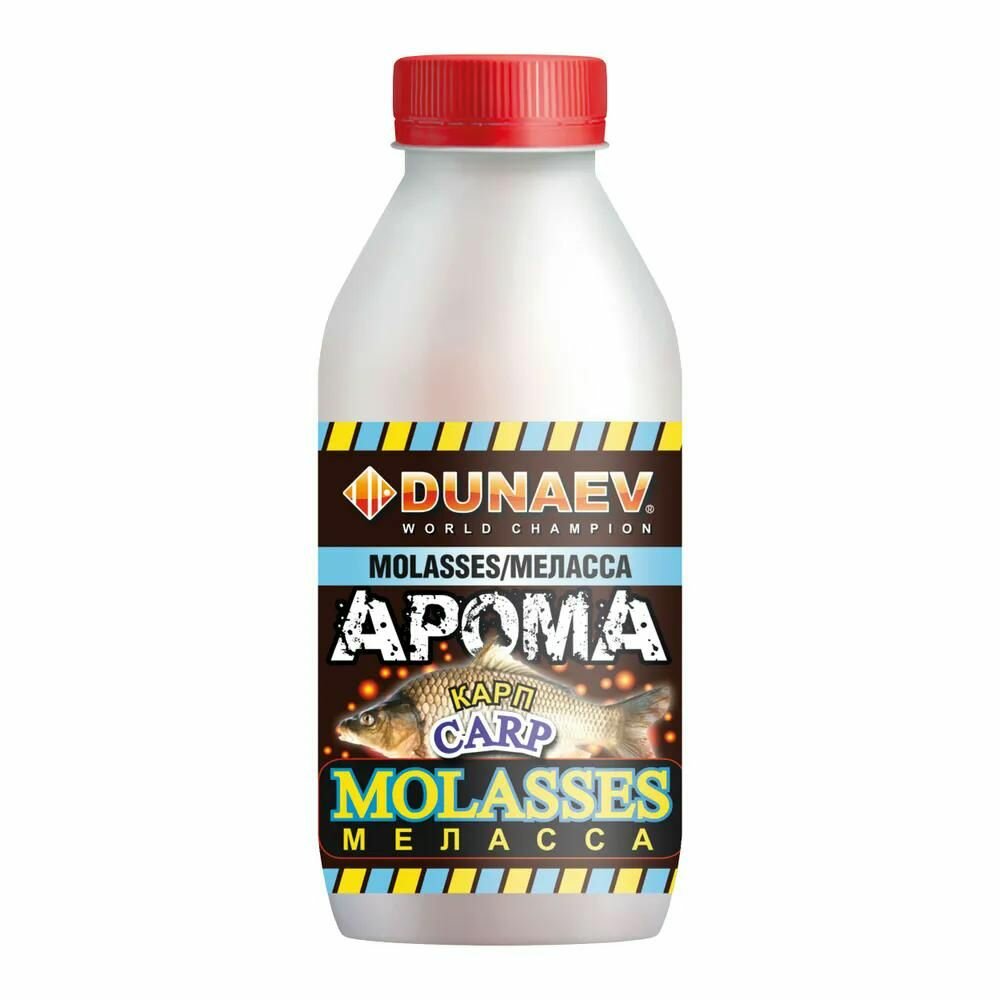Ароматизатор прикормки Dunaev Меласса КАРП, для зимней и летней рыбалки, 250 мл