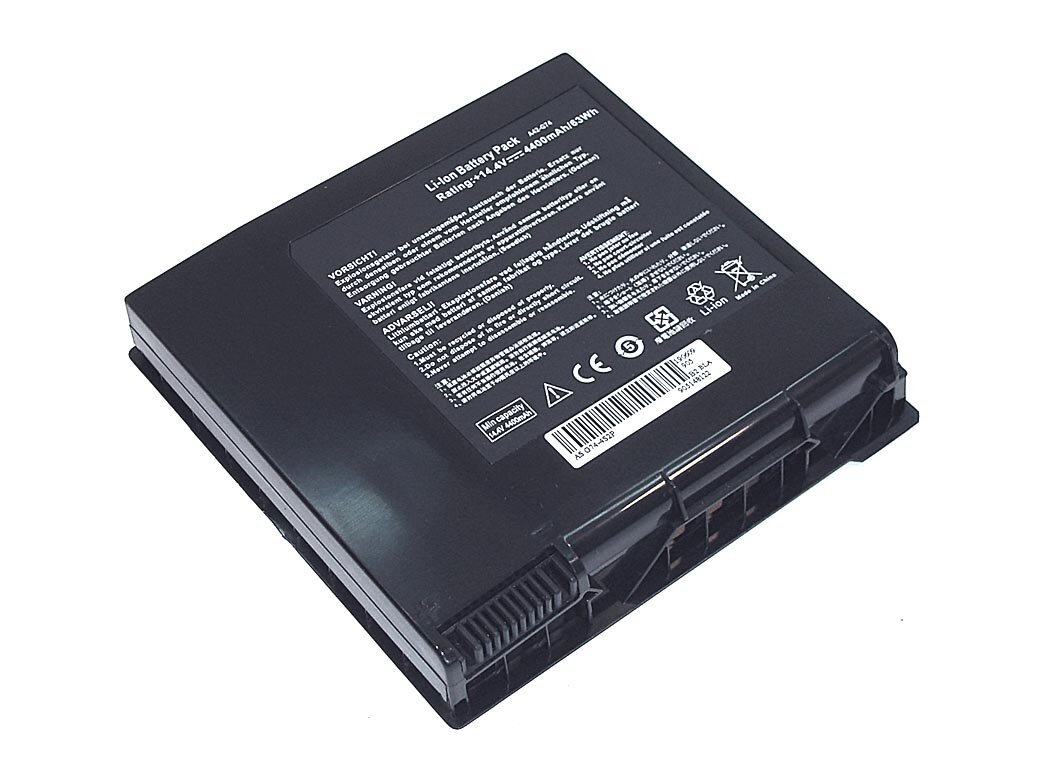 Аккумулятор для ноутбука Asus G74 14.4V 4400mAh OEM черная