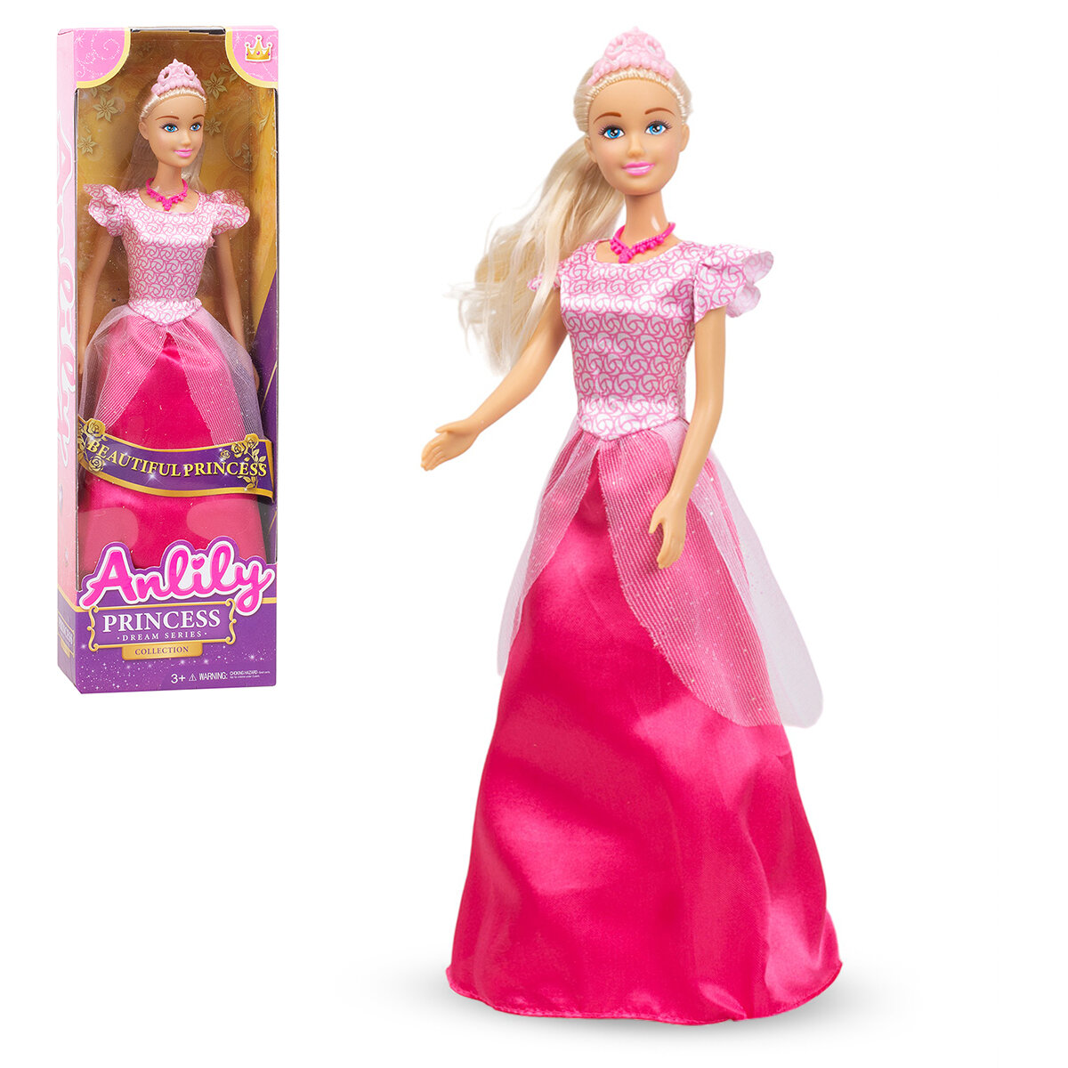 Кукла-модель TONG DE 98025, с аксессуарами, пластик, 30 см, для девочки