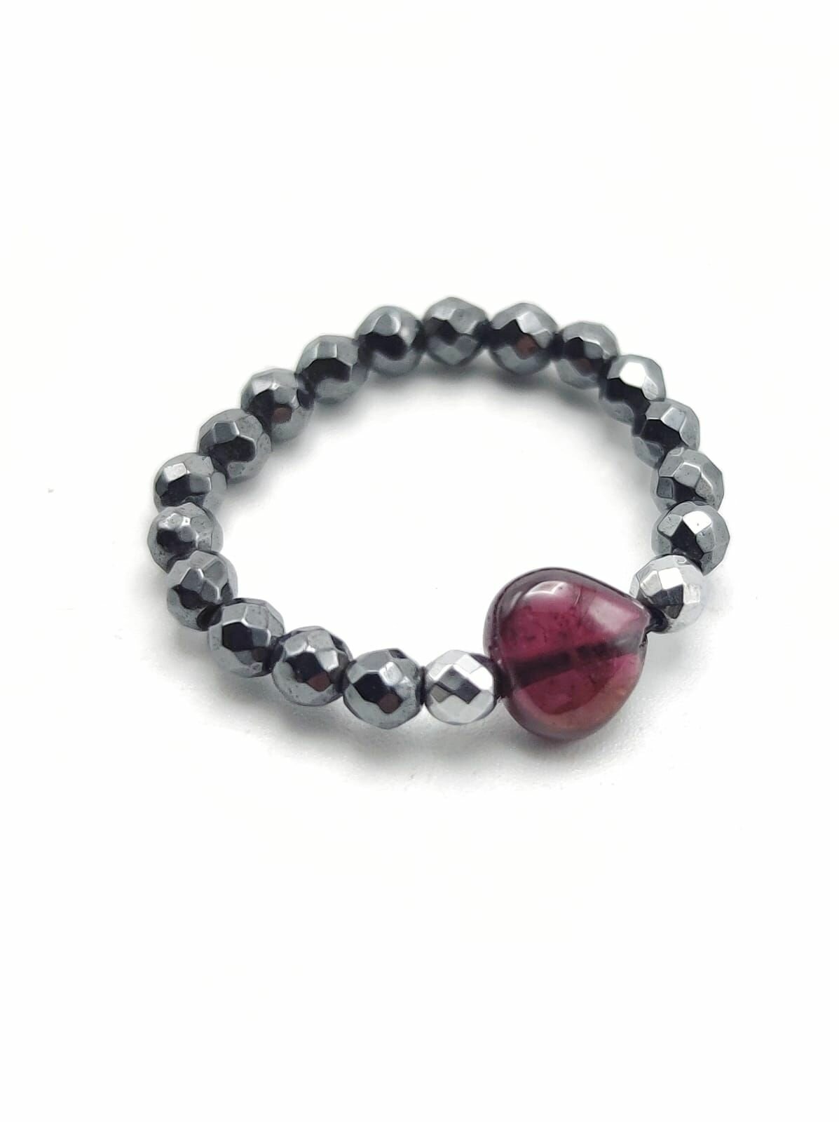 Кольцо, гранат