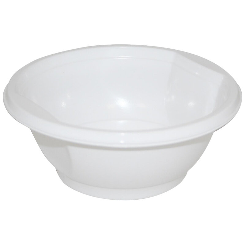 Тарелка одноразовая глубокая 0.6л, бел, ПП, 1000 шт/кор, 121495