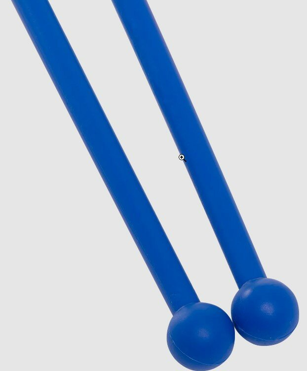 Булавы для гимнастики L350мм пластик У908 синий