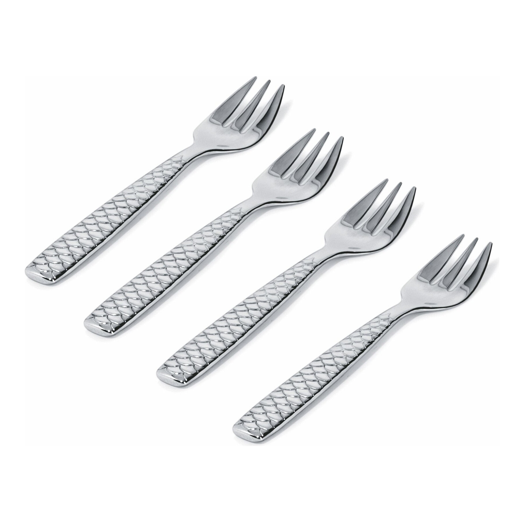 Вилки для устриц и моллюсков 4 шт. ALESSI COLOMBINA FISH, FM23/36S4