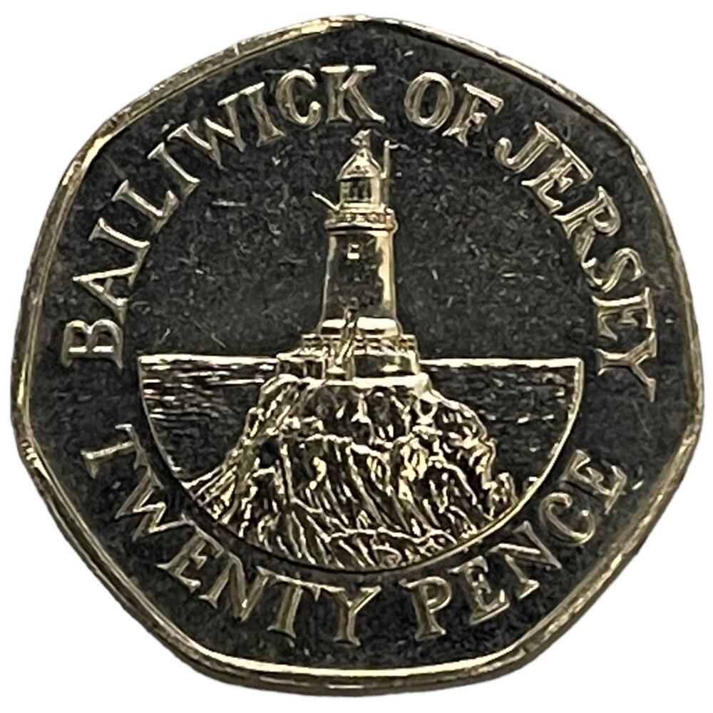 Джерси 20 пенсов 2009 г.