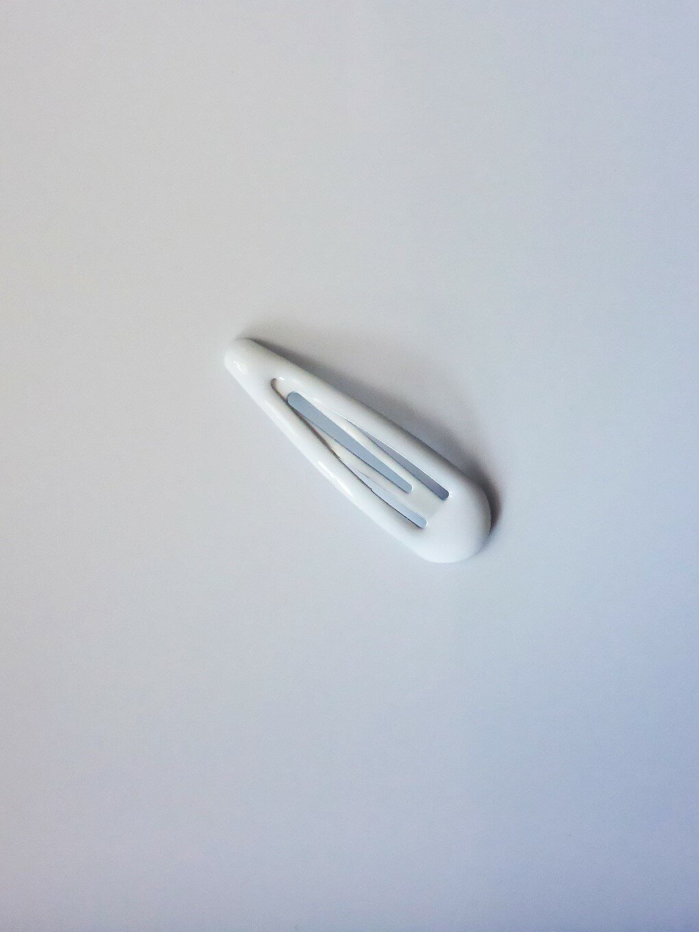 Заколка клик-клак многоцветная аксессуар для укладки волос белый