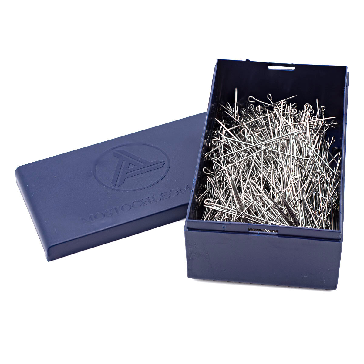 Булавки портновские с ушком, 1000 шт, 43 мм, для шитья и рукоделия, Mostochelegmash