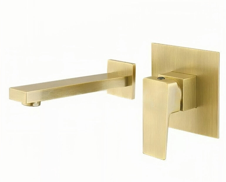 Встраиваемый смеситель для раковины Kern 2055 matt Gold