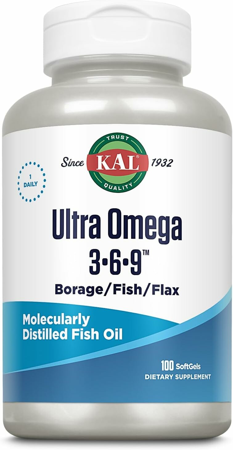 Kal Omega 3 6 9 100ct 1200mg