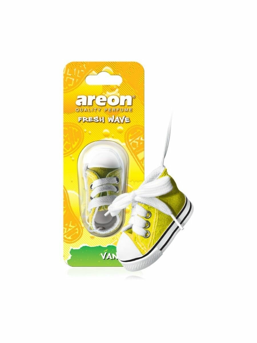 Ароматизатор для автомобиля AREON FRESH WAVE Ваниль, подвесной