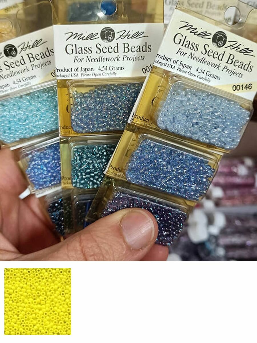 Стеклянный бисер Mill Hill Glass Seed Beads (цв. 02059, 4.54 гр.)
