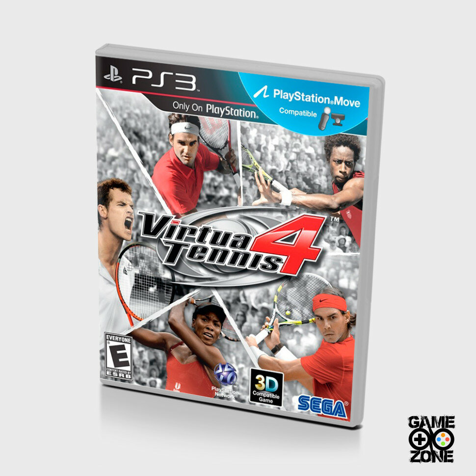 Игра Virtua Tennis 4 (PS3) б/у, Полностью Английский