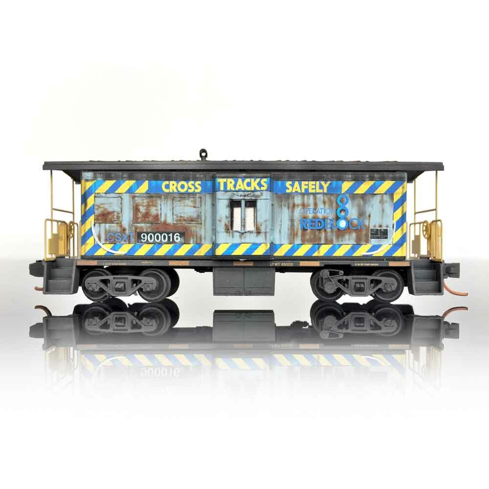 Вагон 1/160 MTL Micro-Trains Line 13044210 31' Bay Window Caboose WEATHERED/Graffiti CSX #900016