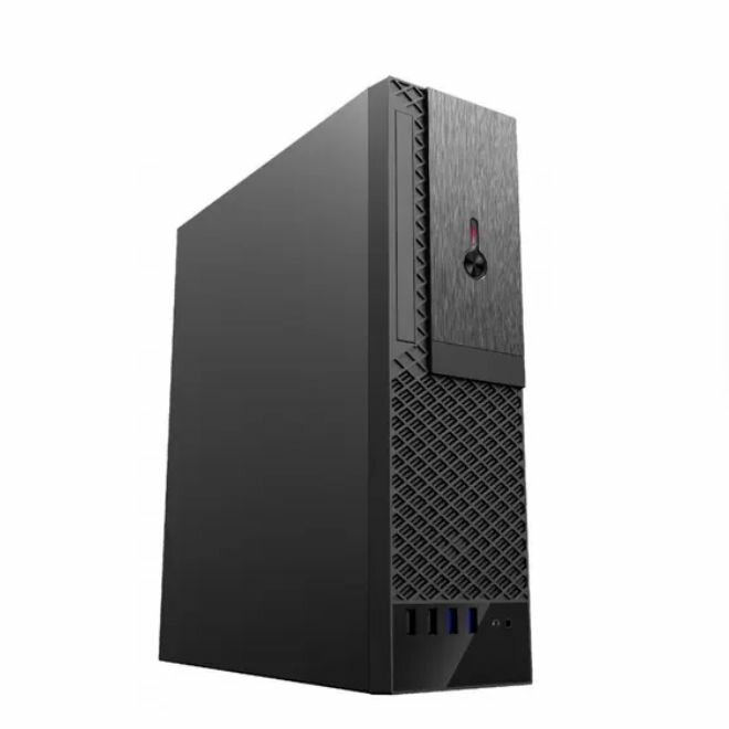Компьютерный корпус Foxline FL-1001 (FL-1001-TFX300S) черный - SFF (Small Form Factor), Micro-ATX, Mini-ITX, USB 3.2 Gen 1 Type-A