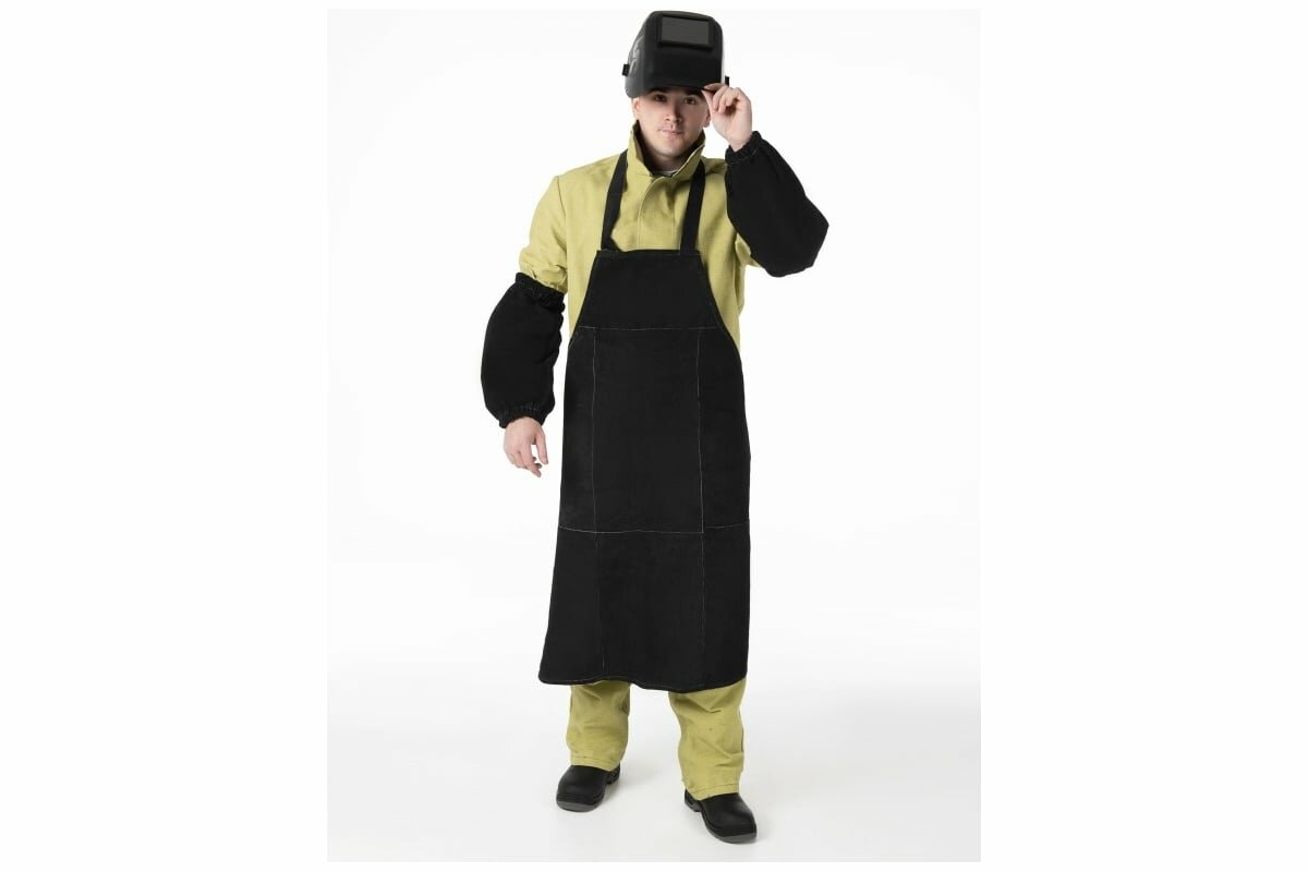 MILL Фартук спилковый ГОСТ черный 4627114639023