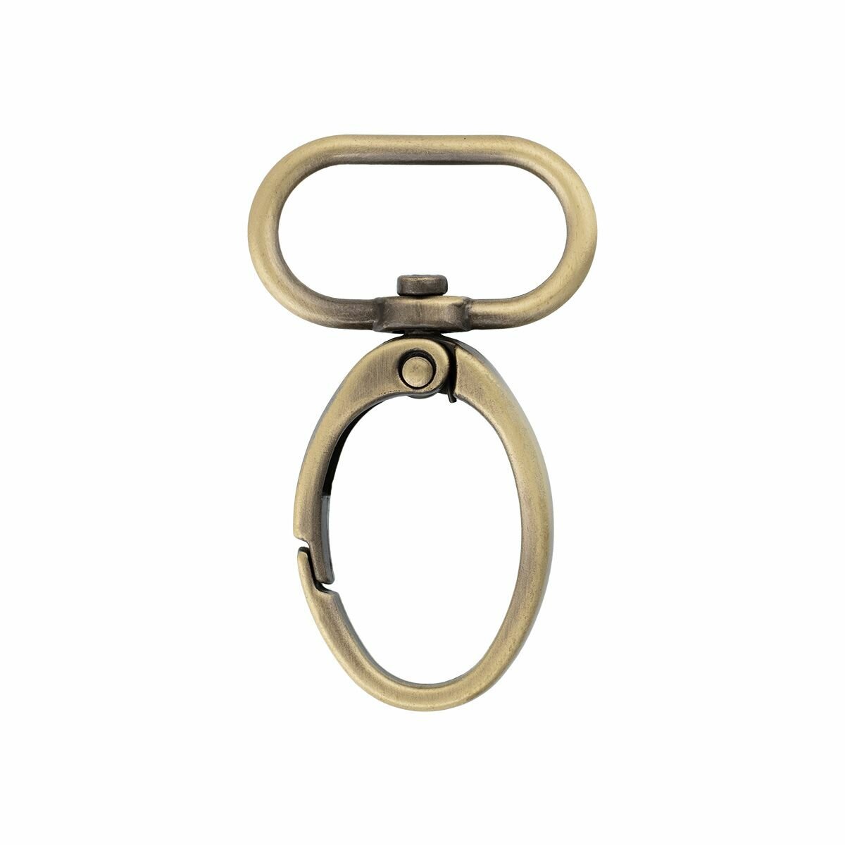 Карабин сумочный металлический "Gamma" GH 118/25/10 25 мм 10 шт. №24 под бронзу