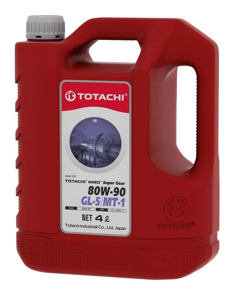 Масло трансмиссионное TOTACHI NIRO Super Gear минерал. GL-5/MT1 80W-90 4л 60904
