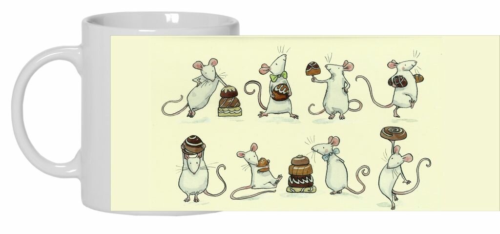 Кружка Крыса №10, Кружка-Хамелеон