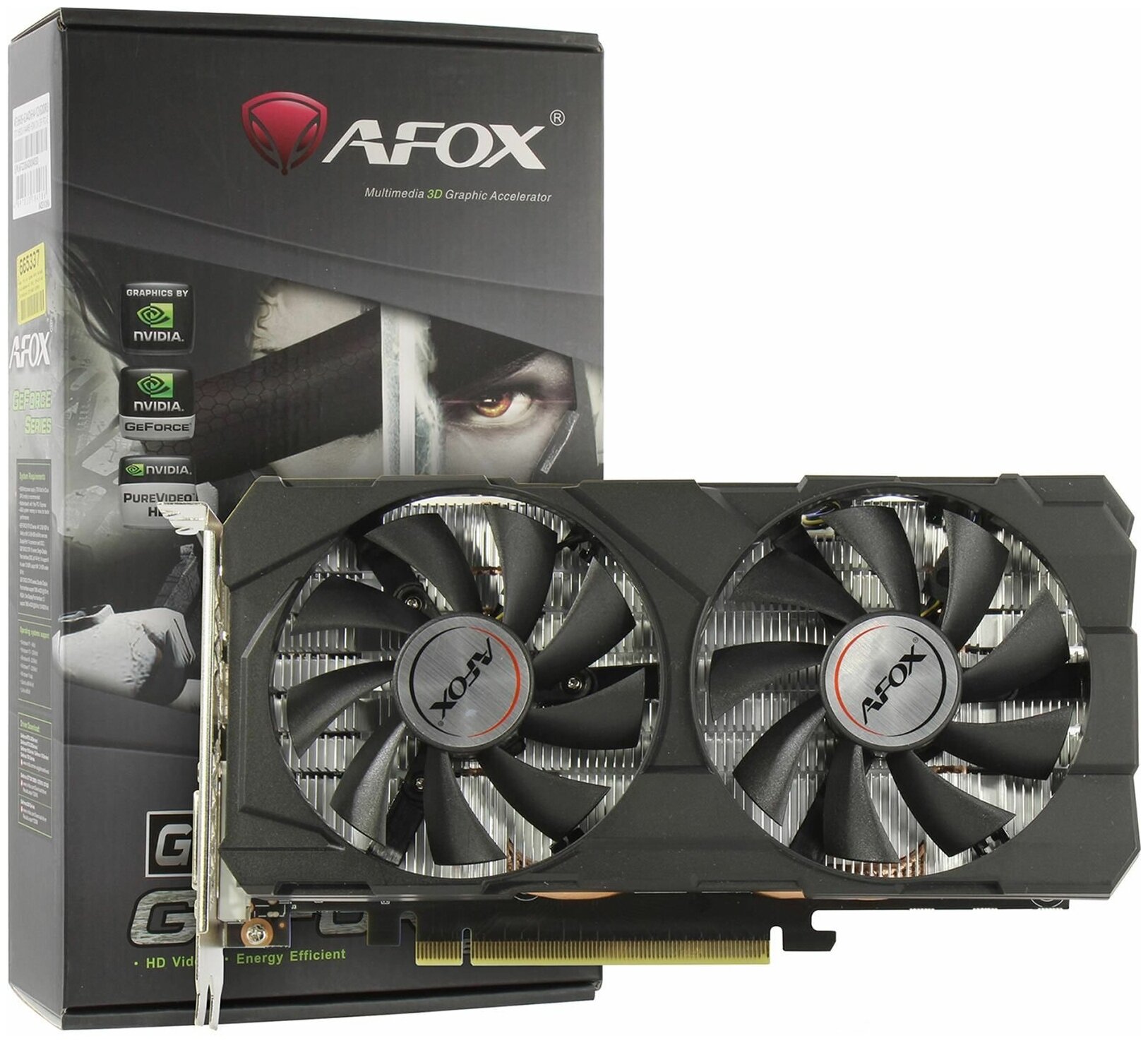 Видеокарта AFOX GeForce GTX 1660 Ti 6GB (AF1660TI-6144D6H1-V4)