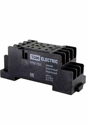 РРМ78/4, колодка для реле РЭК78/4 (SQ0701-0008 ) (3 шт.)