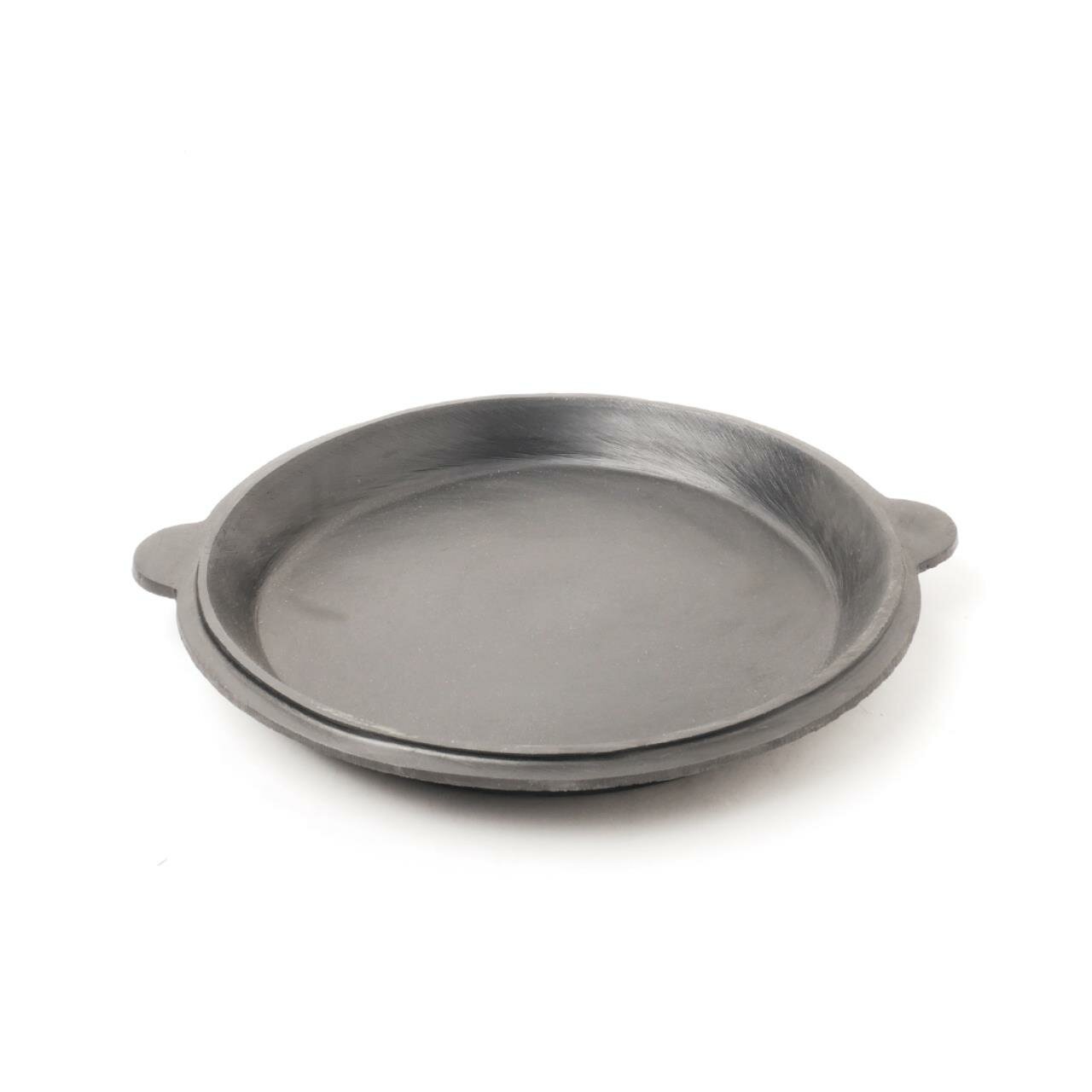 Крышка-сковорода чугунная (на казан 12л) (Узбекистан) серый посадочный диаметр 390мм