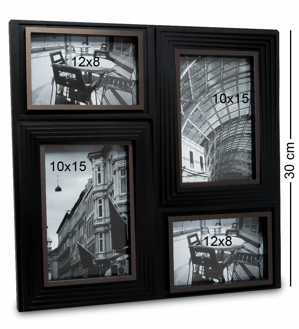 Панно-фоторамка 'Ты и Я' (на 4 фото:12х8, 10х15)