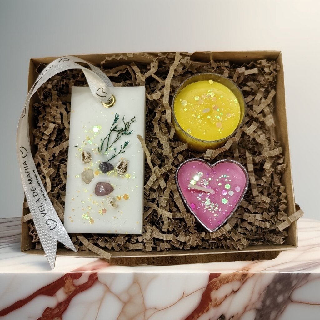 Арома Бокс Саше и Свечи "Люблю"