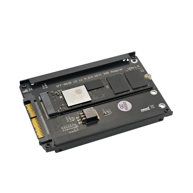 Металлический корпус M.2 к U.2 SSD-адаптер Riser Board + разъем Enclsoure NVMe M2 SSD в PCI-e U2 SFF-8639 Конвертер для ПК