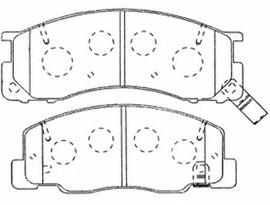 Колодки Nisshinbo PF1405 тормозные